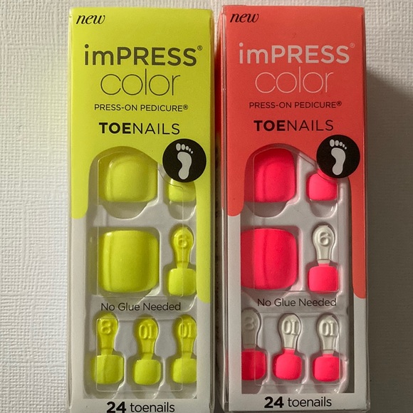 Kiss | Makeup | Kiss New High Tech Press On Toenails New | Poshmark
